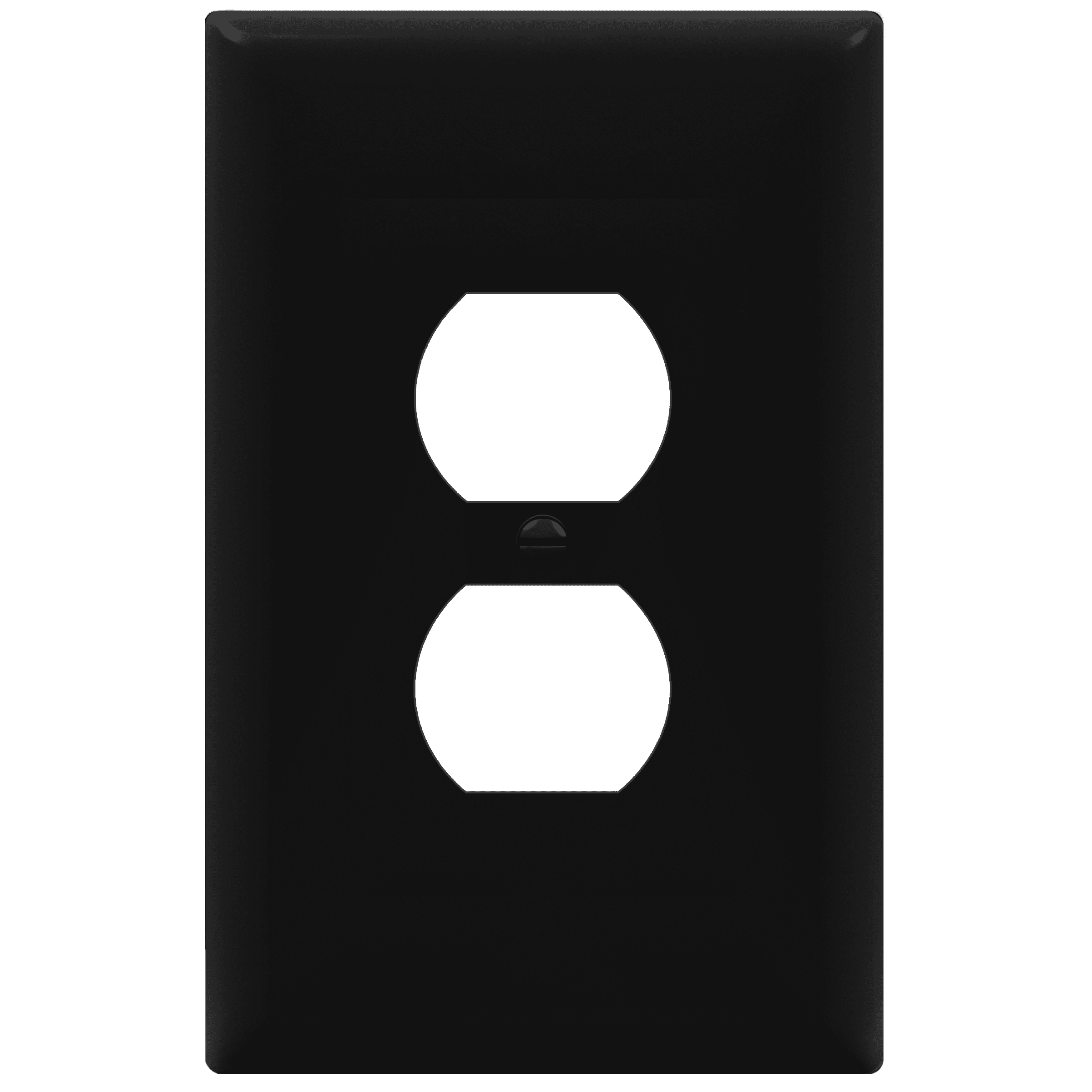 Enerlites Jumbo Electrical Outlet Cover, Black, Polycarbonate ...