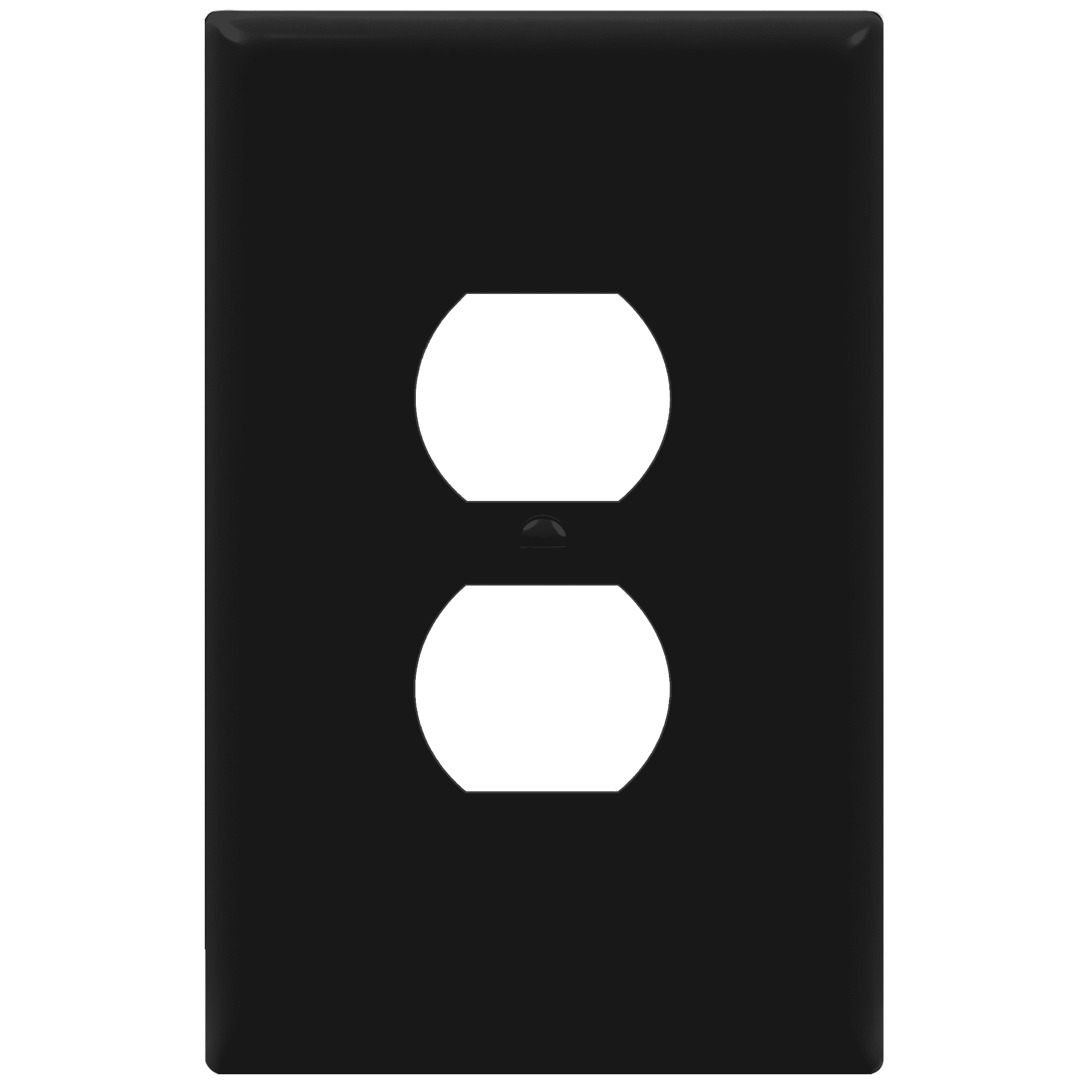 Enerlites Jumbo Electrical Outlet Cover, Black, Polycarbonate ...