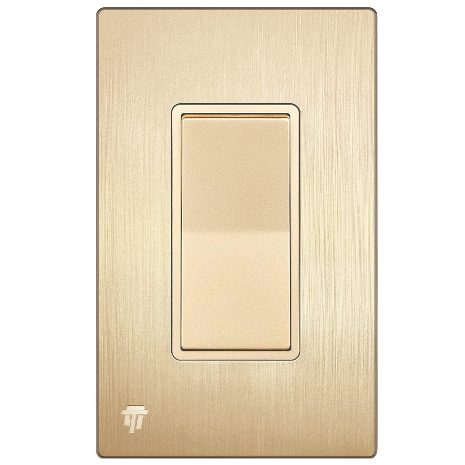 ENERLITES Elite Series Electric Line, Decorator Light Switch, Single ...