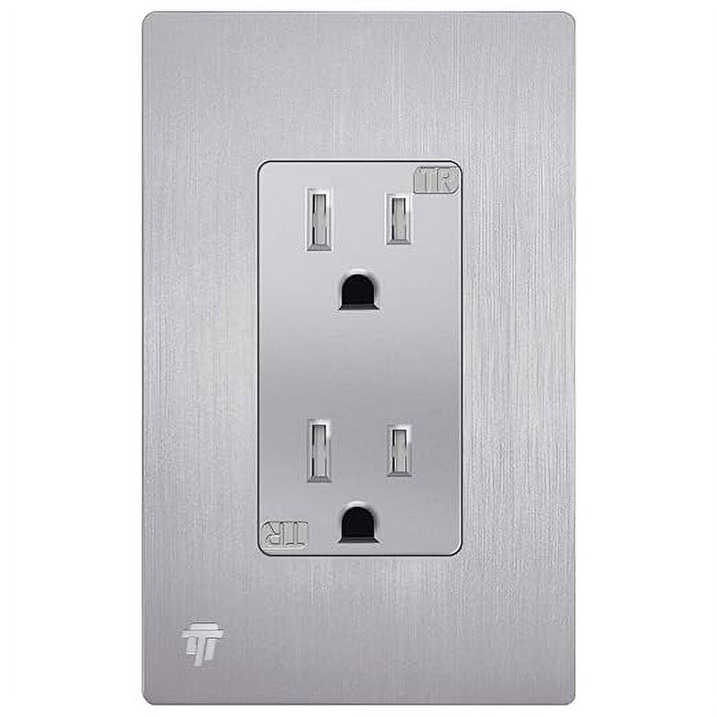 ENERLITES Elite Series Decorator Receptacle, Child Safe Tamper ...