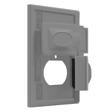 Bates- Classic Beadboard Electrical Receptacle Wall Plate, 4 Pack ...