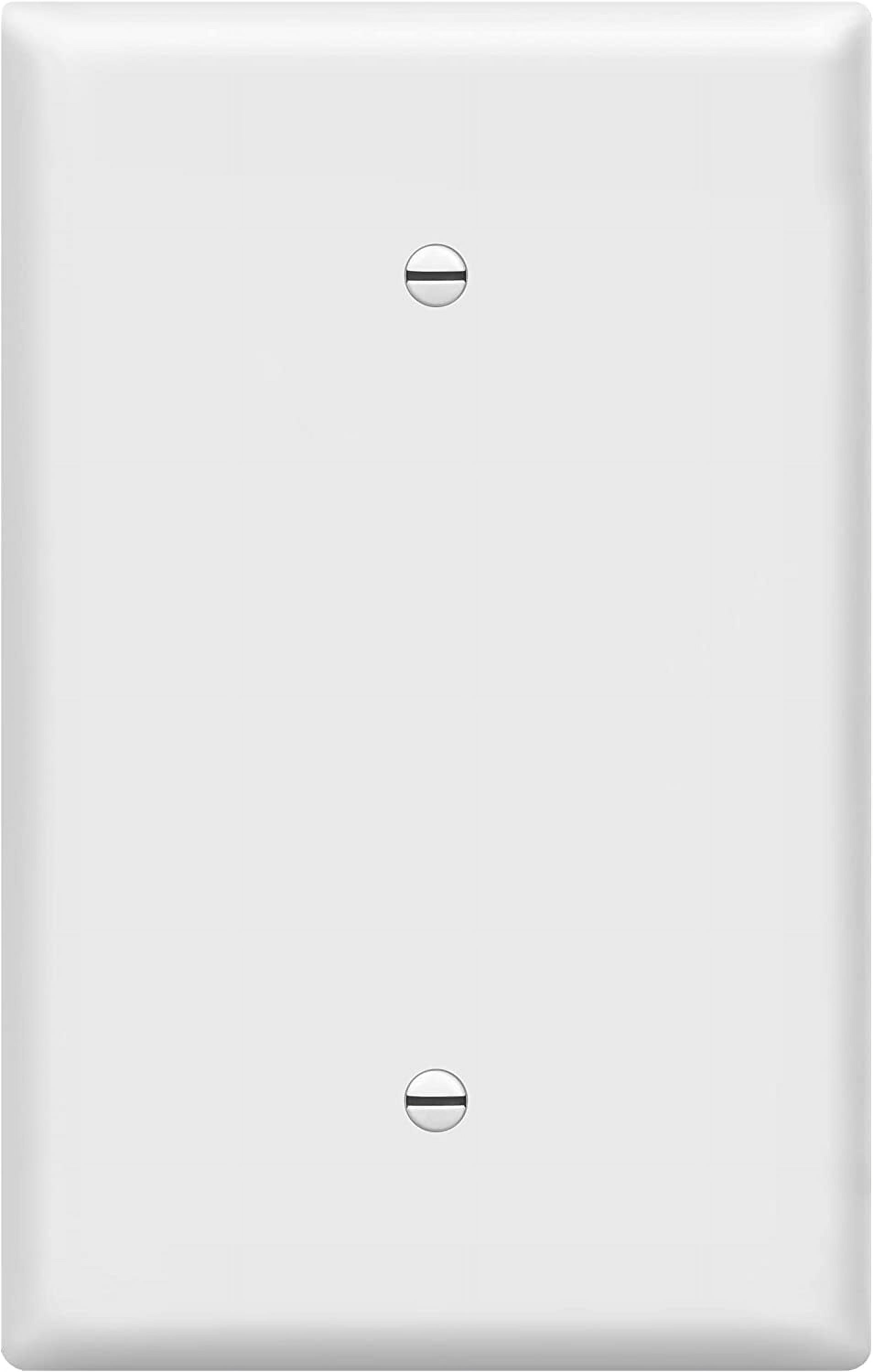 ENERLITES Jumbo Blank Device Wall Plate Cover, Over-Size 1-Gang ...