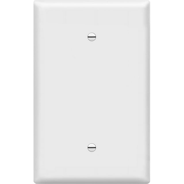 ENERLITES Jumbo Blank Device Wall Plate Cover, Over-Size 1-Gang ...