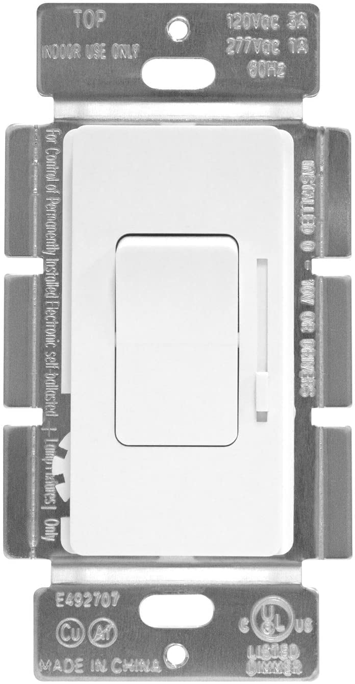 ENERLITES Low Voltage Slide Dimmer Decorator Switch, On/Off Rocker, for ...