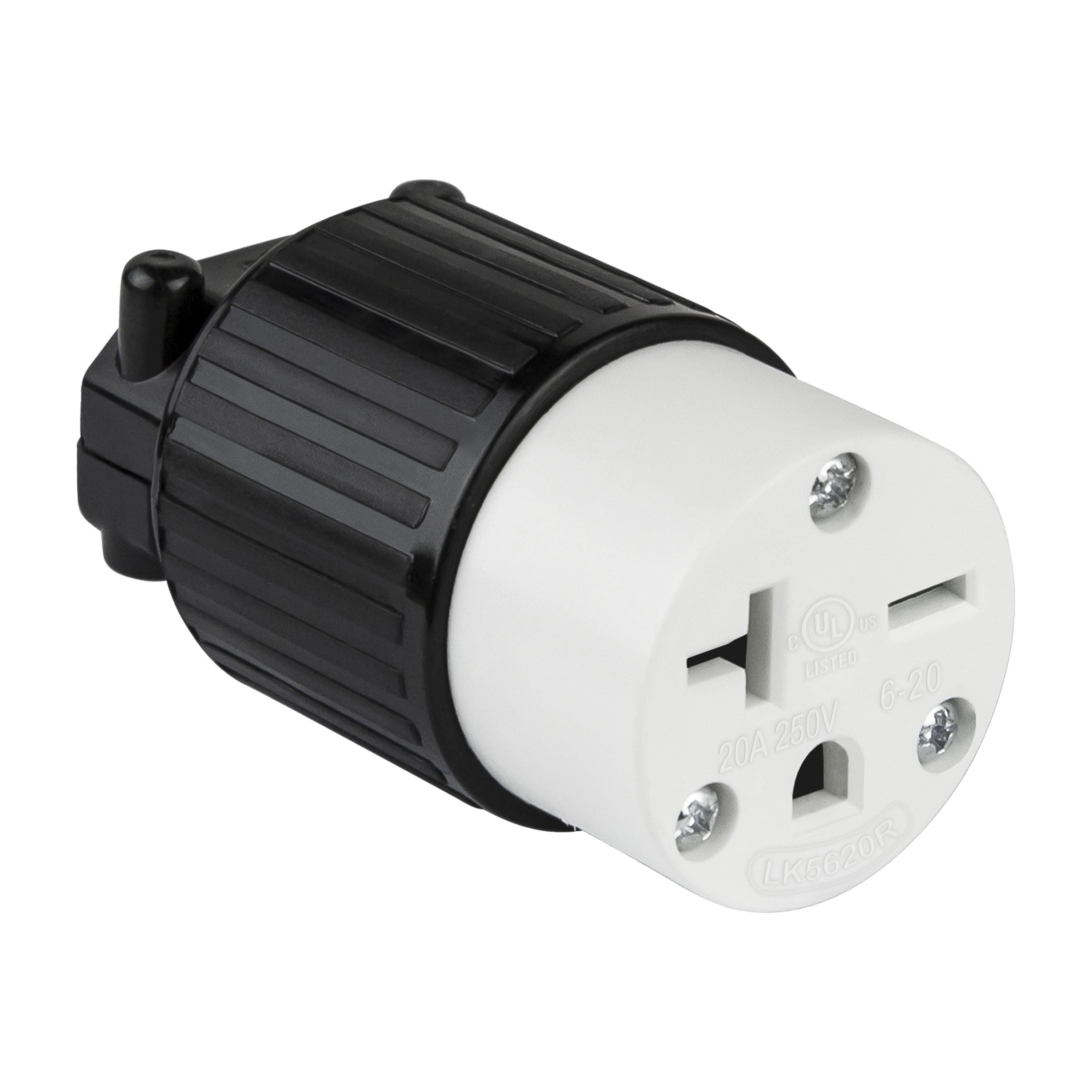 ENERLITES NEMA 6-20R Straight Blade Connector, Female Plug Replacement ...