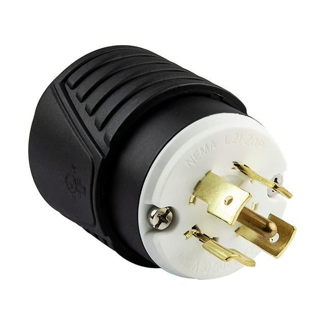 ENERLITES NEMA L21-20P Locking Plug Connector for Generator, Twist Lock ...