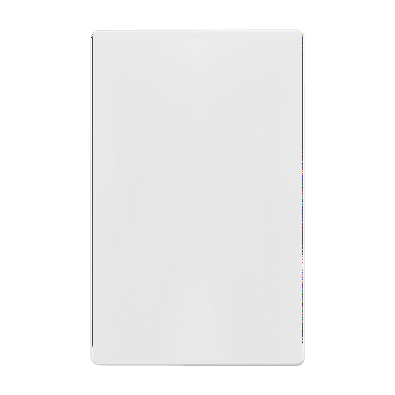 Daiia Small White Flowers Pattern Decorator Wall Plate Child Safe ...