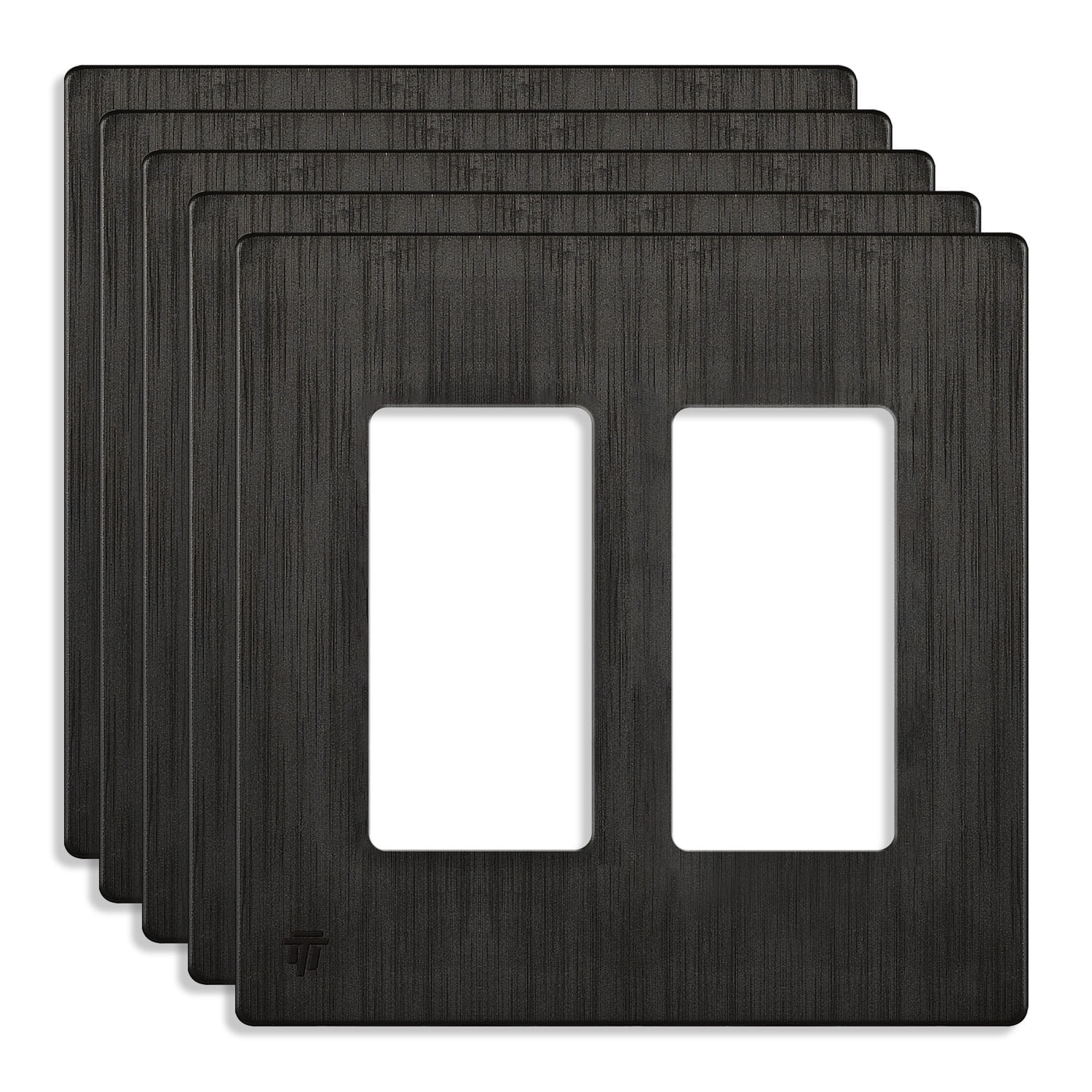 ENERLITES Screwless Decorator Wall Plate, Child Safe Outlet Covers ...