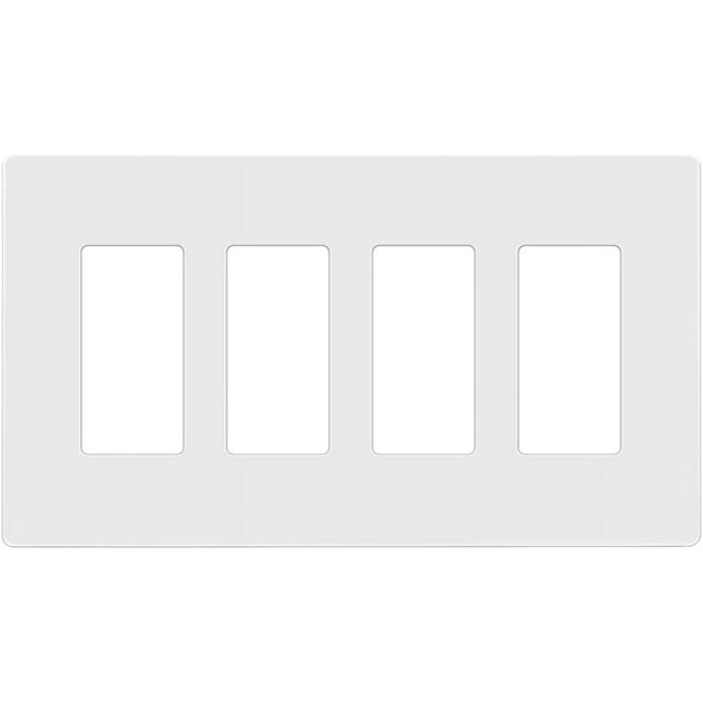 ENERLITES Screwless Decorator Wall Plates Child Safe Outlet Covers ...