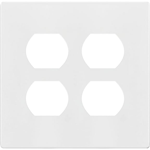 Rio Salto Metal Modern Edge Double Line Blank Light Switch Cover for ...