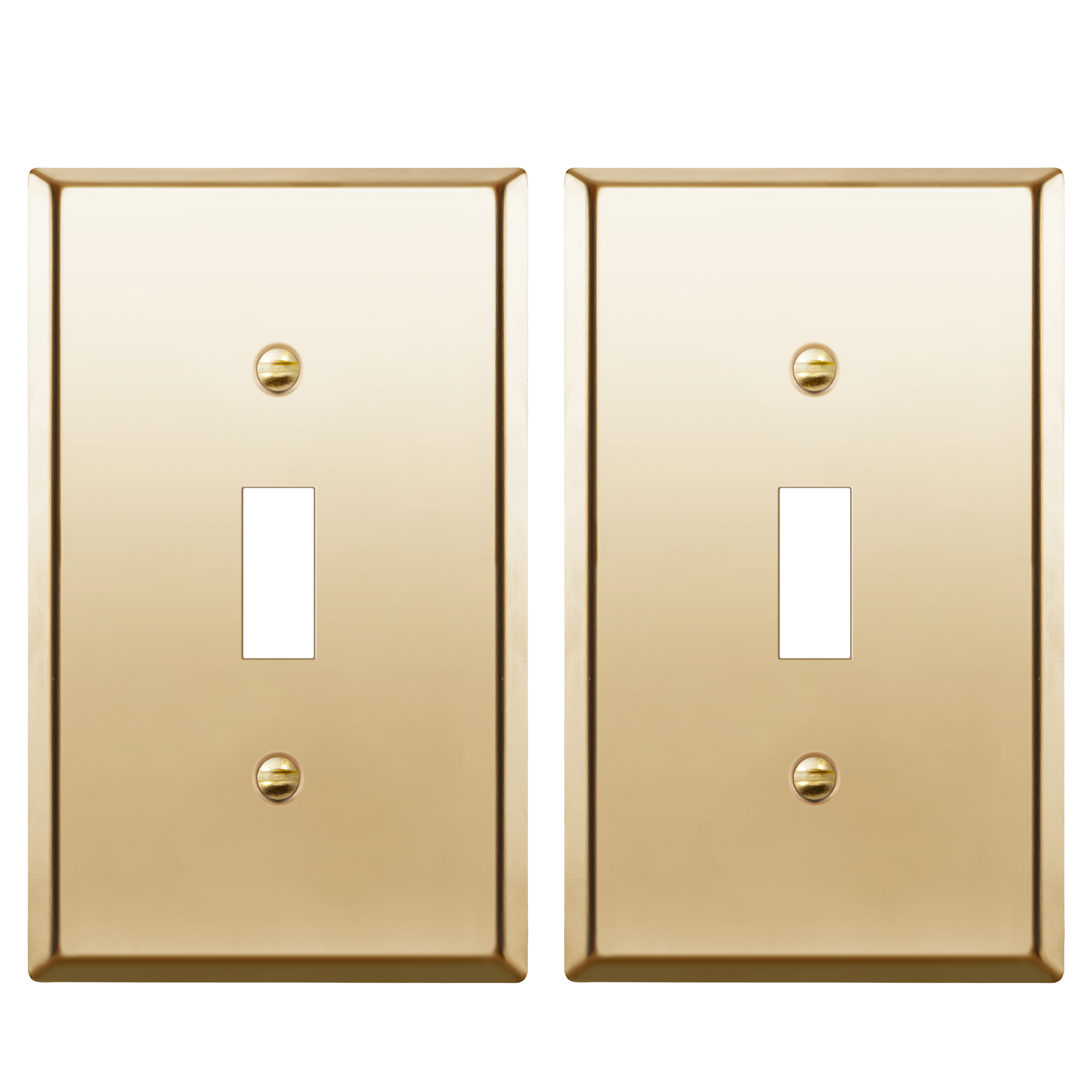 Franklin Brass Stamped Round Single Switch Wall Plate in Flat Black, 3 ...