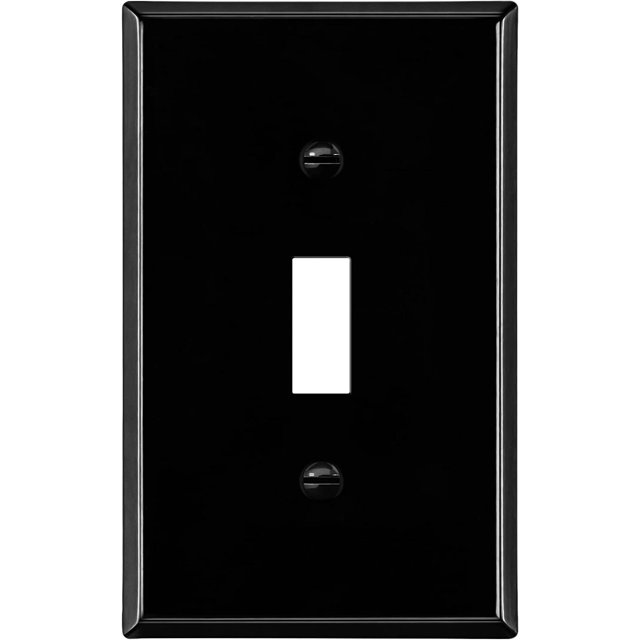 ENERLITES Toggle Light Switch Metal Cover Wall Plate, Corrosion ...
