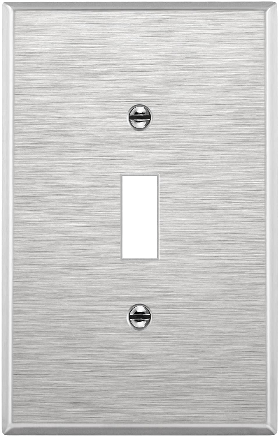 ENERLITES Toggle Light Switch Metal Midway Wall Plate, Corrosion ...