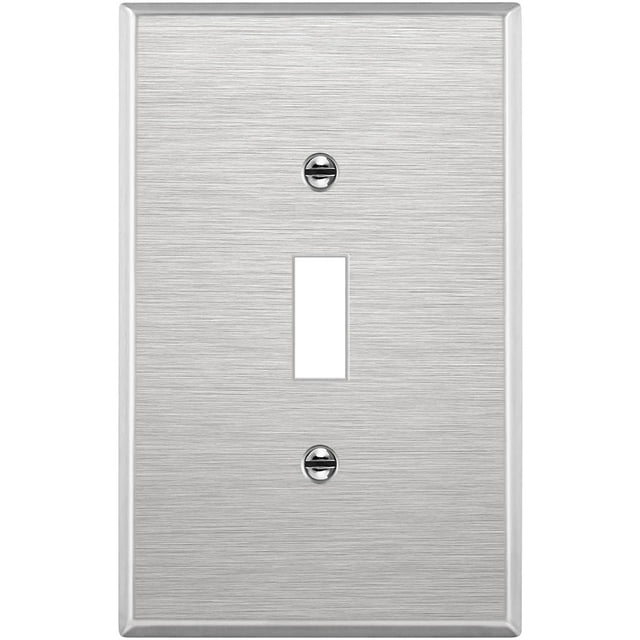 ENERLITES Toggle Light Switch Metal Midway Wall Plate, Corrosion ...