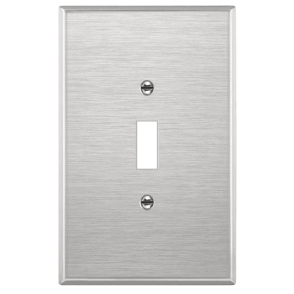 ENERLITES Toggle Light Switch Metal Wall Plate, Corrosion Resistant ...