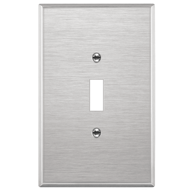 ENERLITES Toggle Light Switch Metal Wall Plate, Corrosion Resistant ...