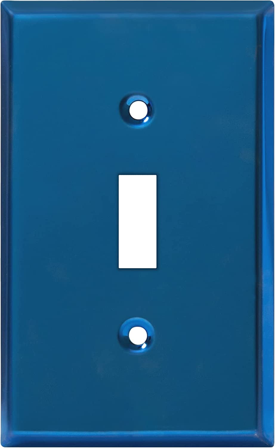 ENERLITES Toggle Light Switch Metal Wall Plate, Stainless Steel Switch ...