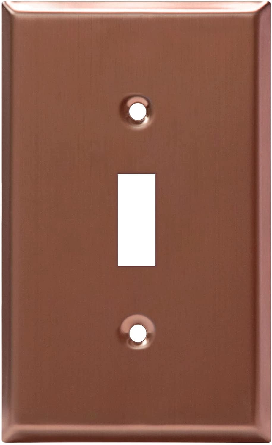ENERLITES Toggle Light Switch Metal Wall Plate, Stainless Steel Switch ...