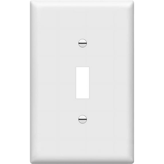 ENERLITES Toggle Light Switch Wall Plate, 1-Gang 4.88" x 3.11", Mid ...