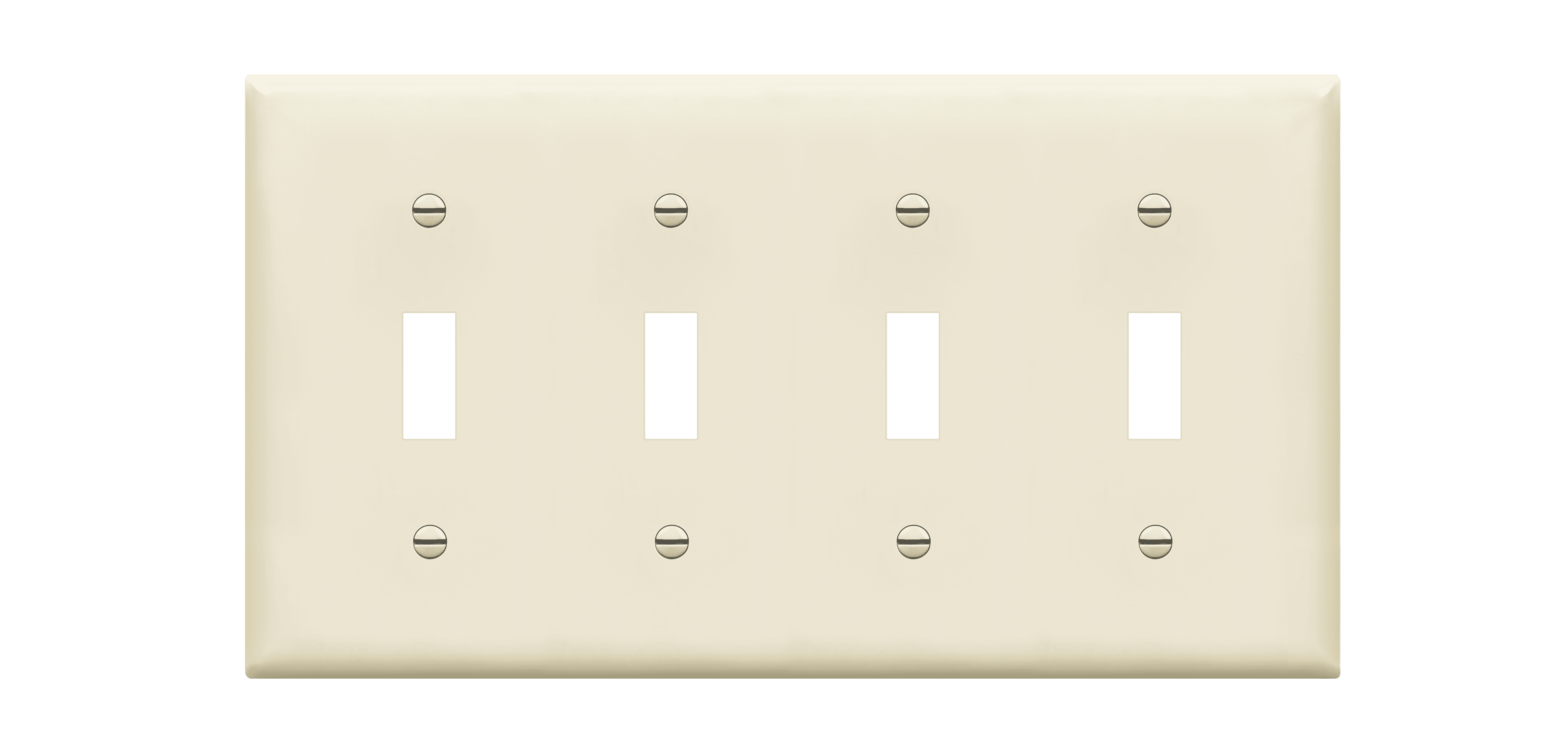ENERLITES Toggle Light Switch Wall Plate, Gloss Finish, Size 4-Gang ...