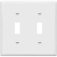 Enerlites, Toggle Light Switch Wall Plate, Glossy Finish, 2-Gang ...