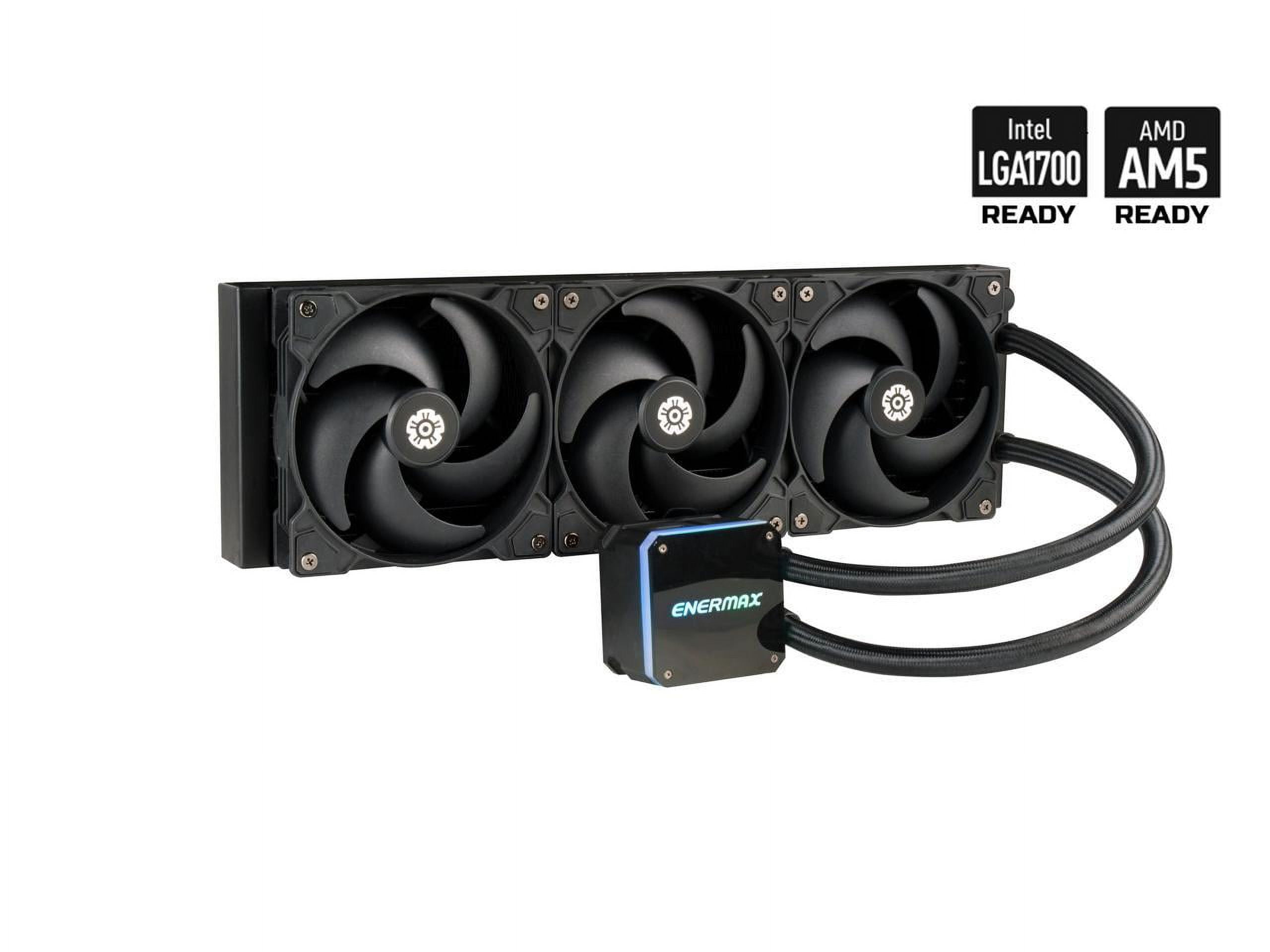 ENERMAX LIQMAX III SF 360 ARGB AIO CPU Liquid Cooler - 360mm Radiator ...