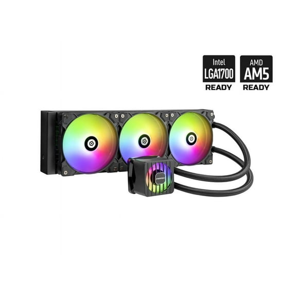 ENERMAX LIQMAXFLO 360 ARGB AIO CPU Liquid Cooler - 60mm VRM Fan up to ...
