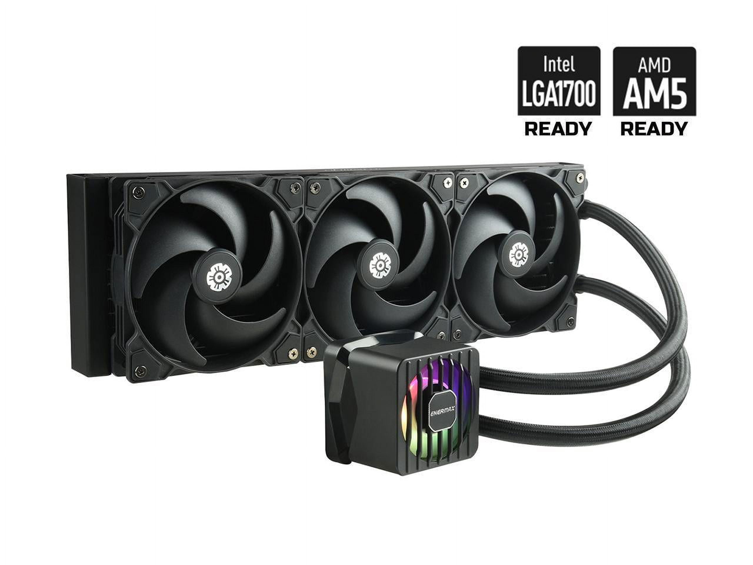 ENERMAX LIQMAXFLO SR 360 ARGB AIO CPU Liquid Cooler, 60mm VRM Fan, PWM ...