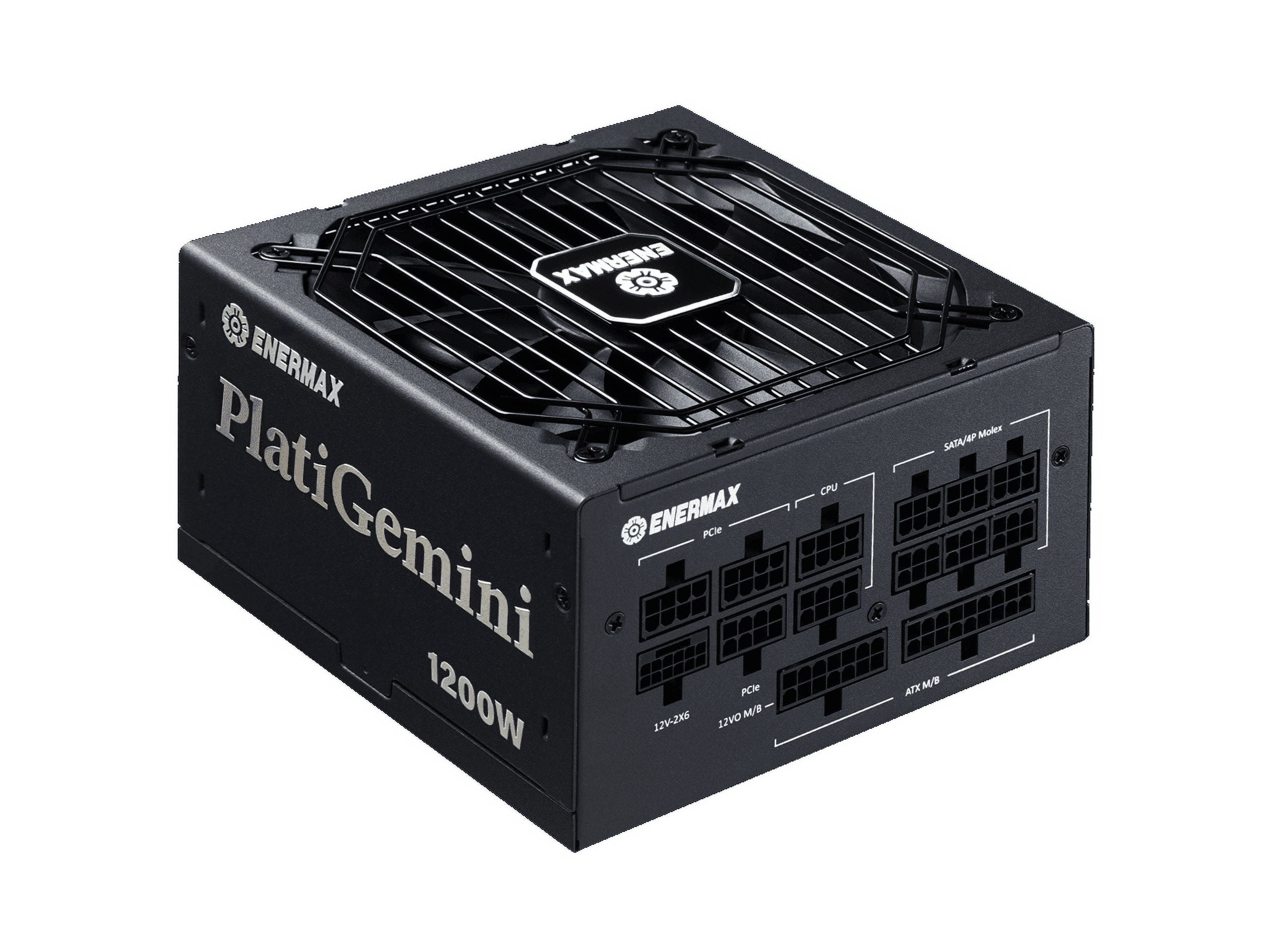 ENERMAX PlatiGemini 1200W ATX 3.1 & ATX12VO Full Modular, 80+ Platinum ...