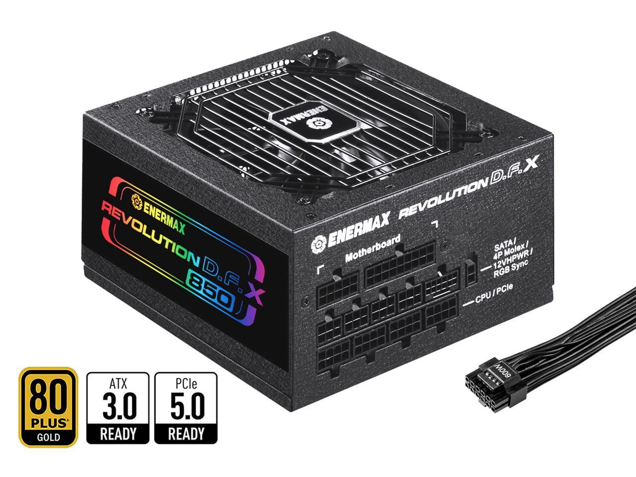 ENERMAX Revolution D.F. X 850W Full Modular, 80 Plus Gold, ATX 3.0 ...