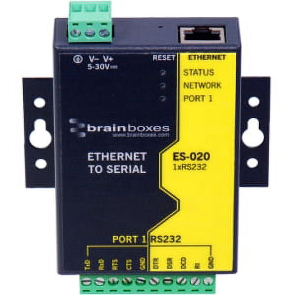 ENET 1PORT RS232 SCREW TERMINAL BLOCKS PERFECT FOR INDUSTRIAL APP ...
