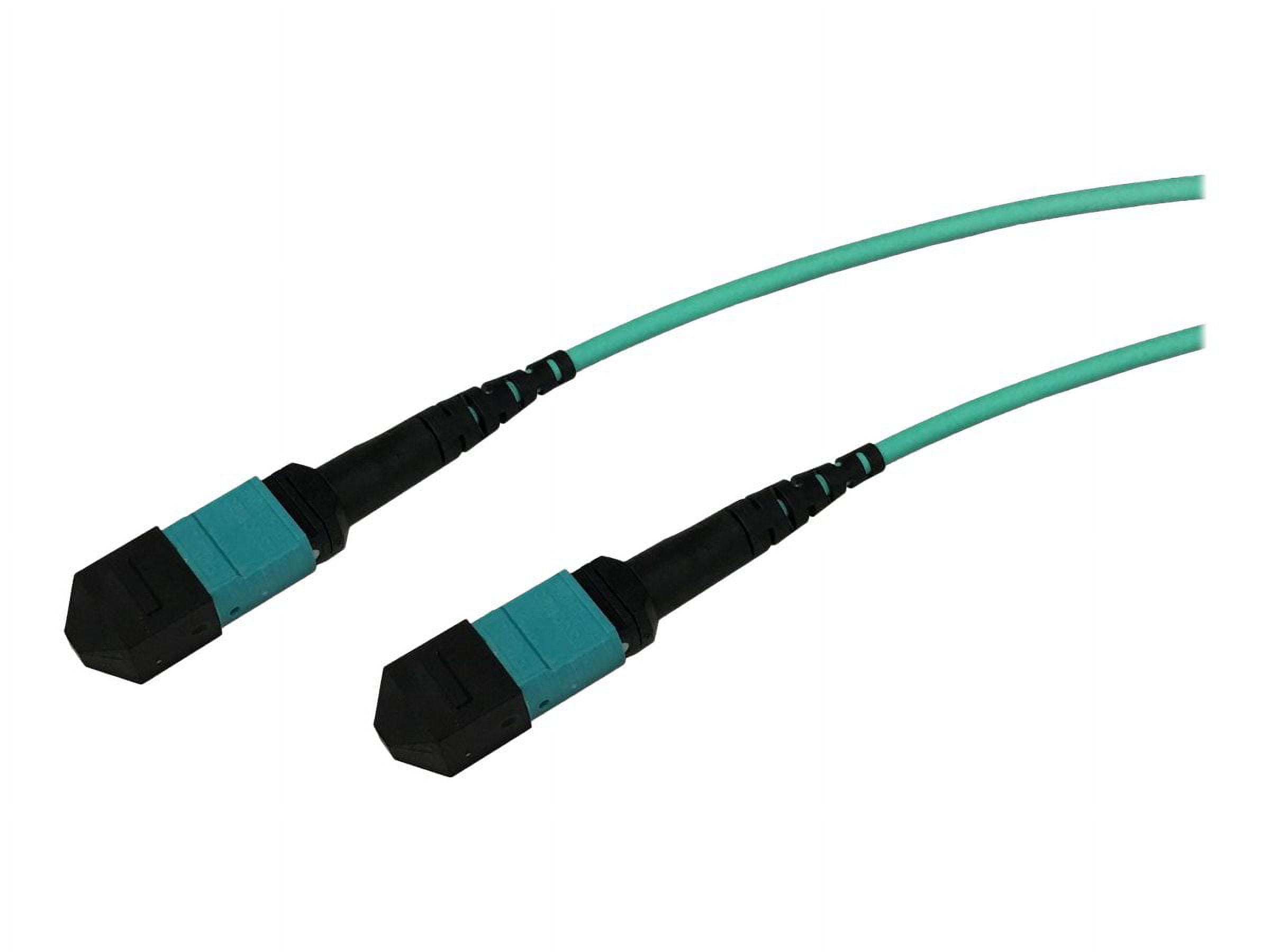 MTP?/MPO-Female to MTP?/MPO-Female Aqua Multimode OM4 50/125?m Cross ...
