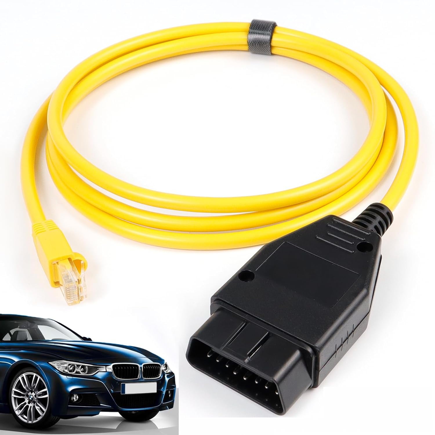Enet Esys 2m Ethernet To Obd Interface Cable For Bmw F Series Engine Diagnostic Tool