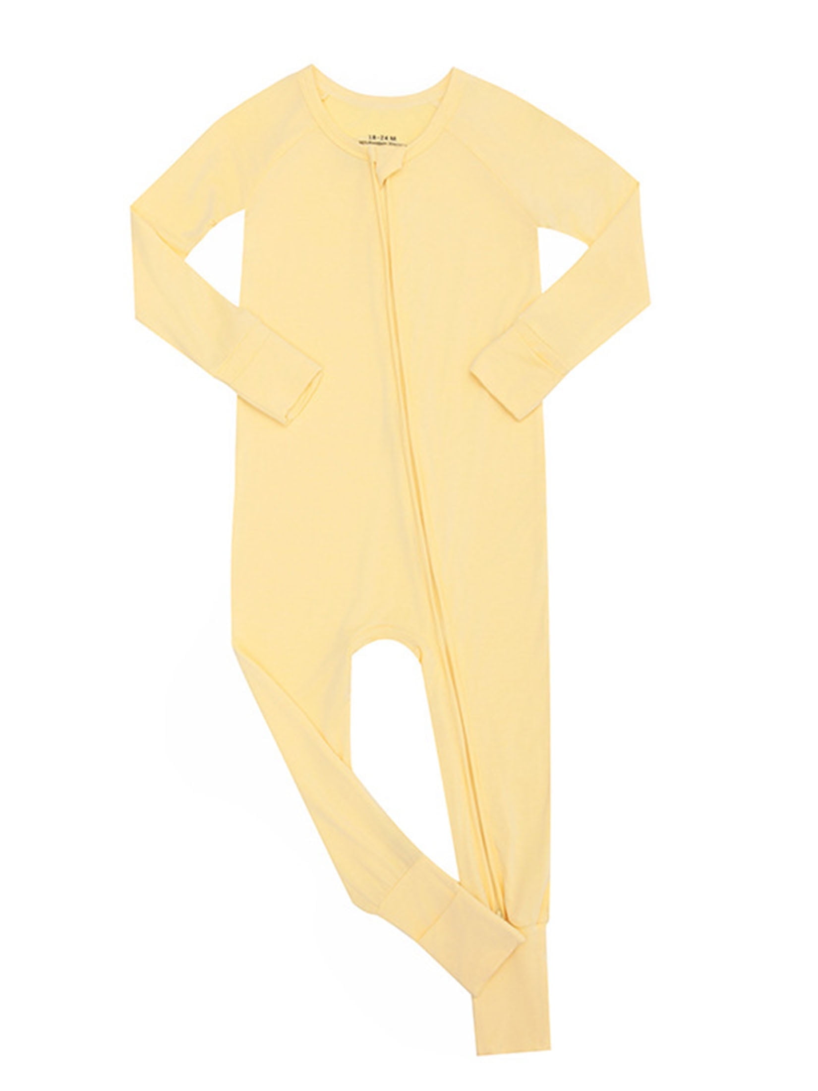 ENFLASH Baby Boys Girls 2 Way Zipper Footless Pajamas Bamboo Viscose ...