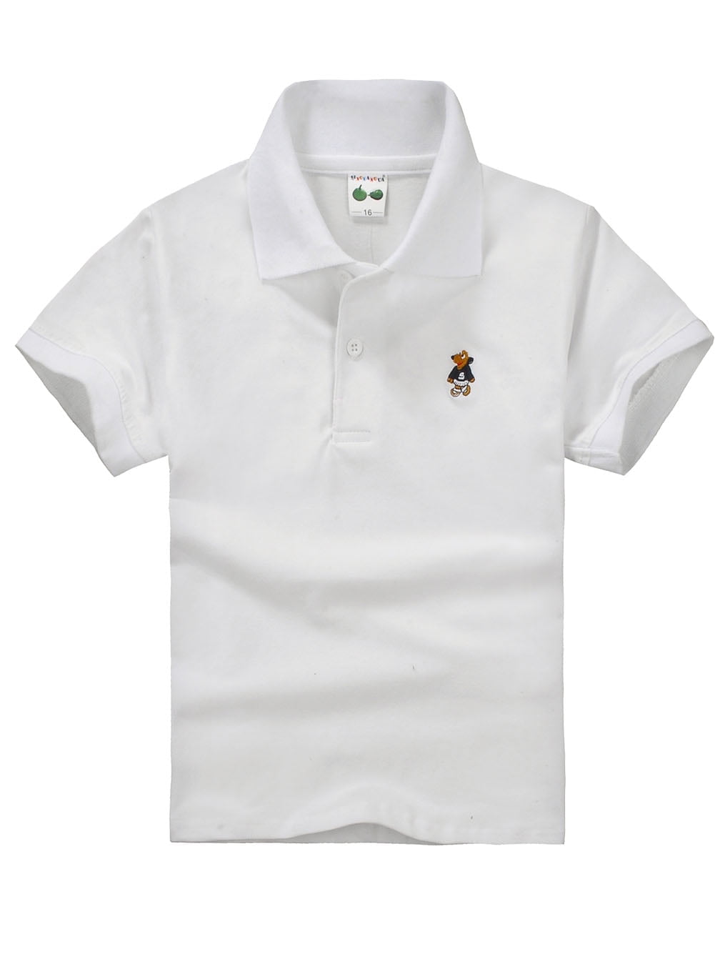 ENFLASH Girls Boys' Moisture Wicking Performance Sport Polo Short ...