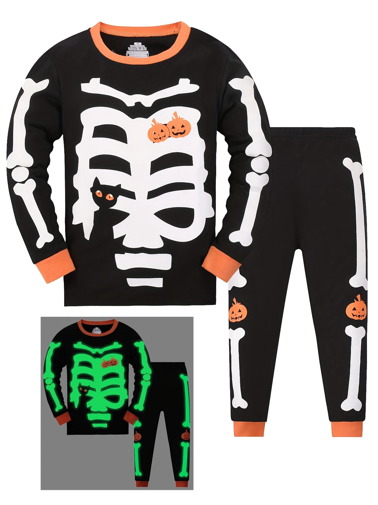 Skeleton Toddler Pajamas