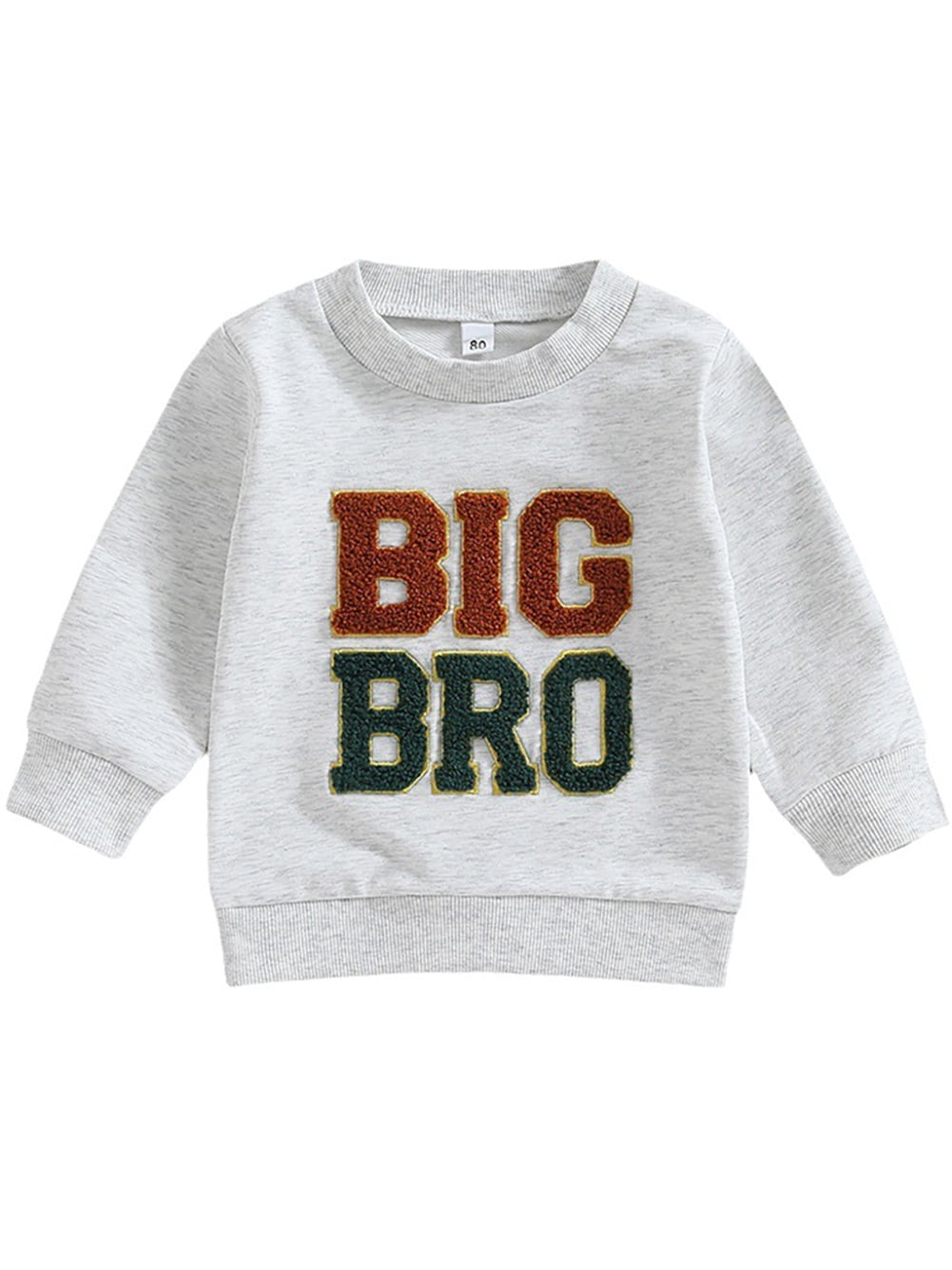 ENFLASH Kids Baby Boy Sweatshirt Brother Matching Tops Fall Winter ...