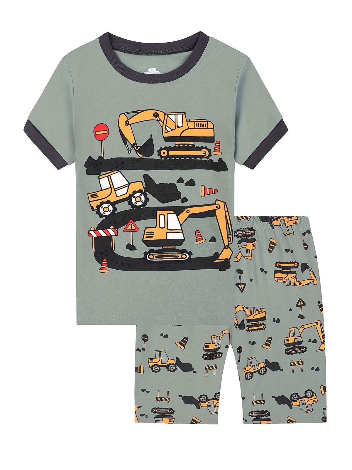 ENFLASH Toddler Baby Boys Pajamas Excavator Summer Pjs Sleepwear Cotton ... ENFLASH Toddler Baby Boys Pajamas Excavator Summer Pjs Sleepwear Cotton ...