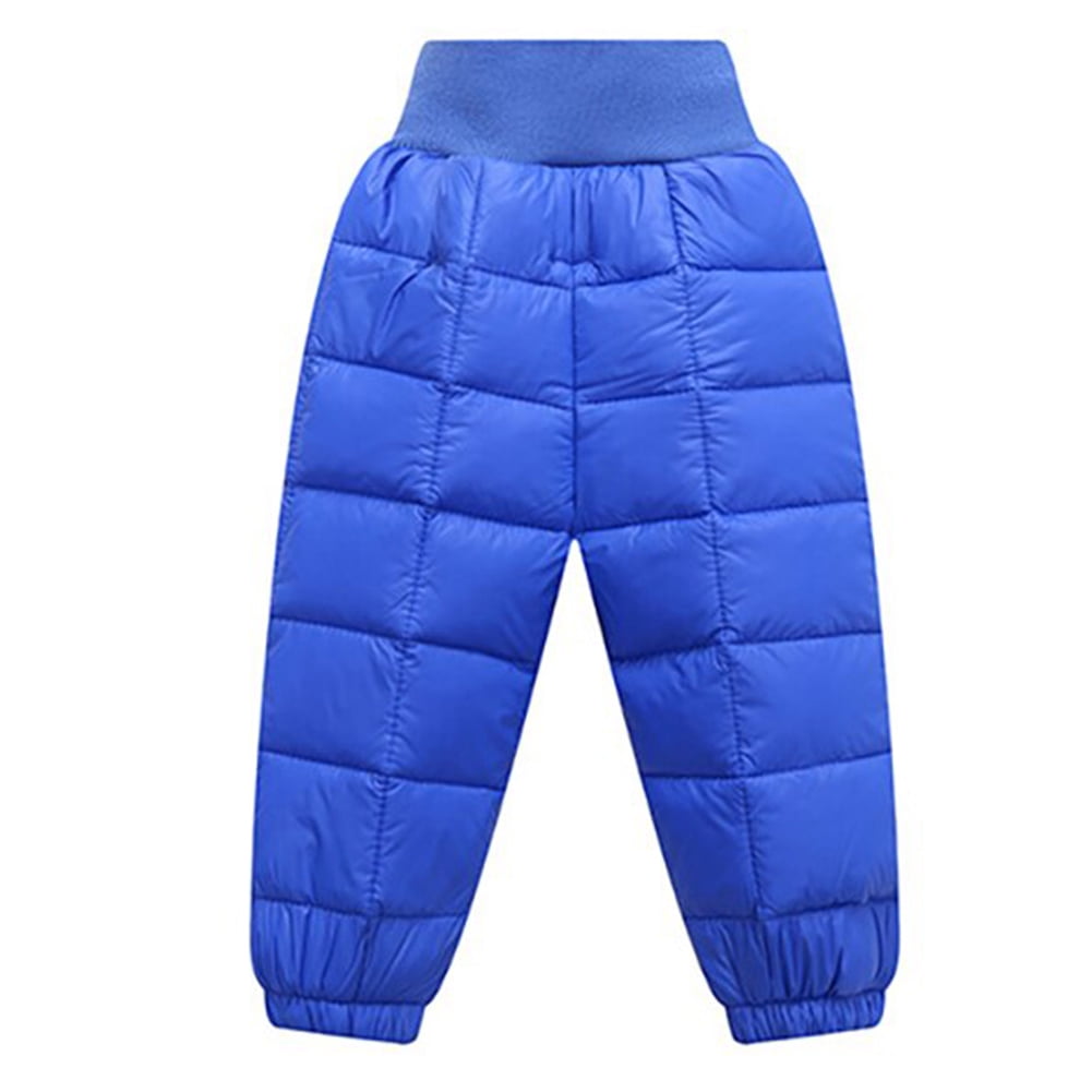 WIBACKER Winter Puffer Snow Pants for Baby Girl Boy-Toddler Kids Thick ...