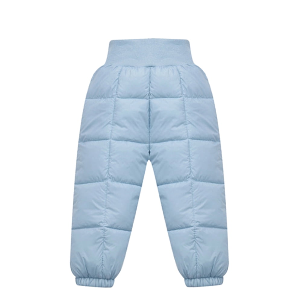 ENFLASH Winter Puffer Snow Pants for Baby Girl Boy-Toddler Kids Thick ...