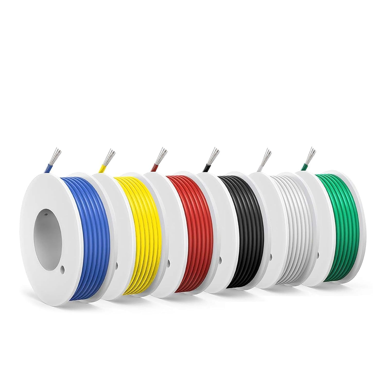 ENFOURCLASS 26AWG UL1007 Certified PVC Wire - 6 Colors (20ft Each ...