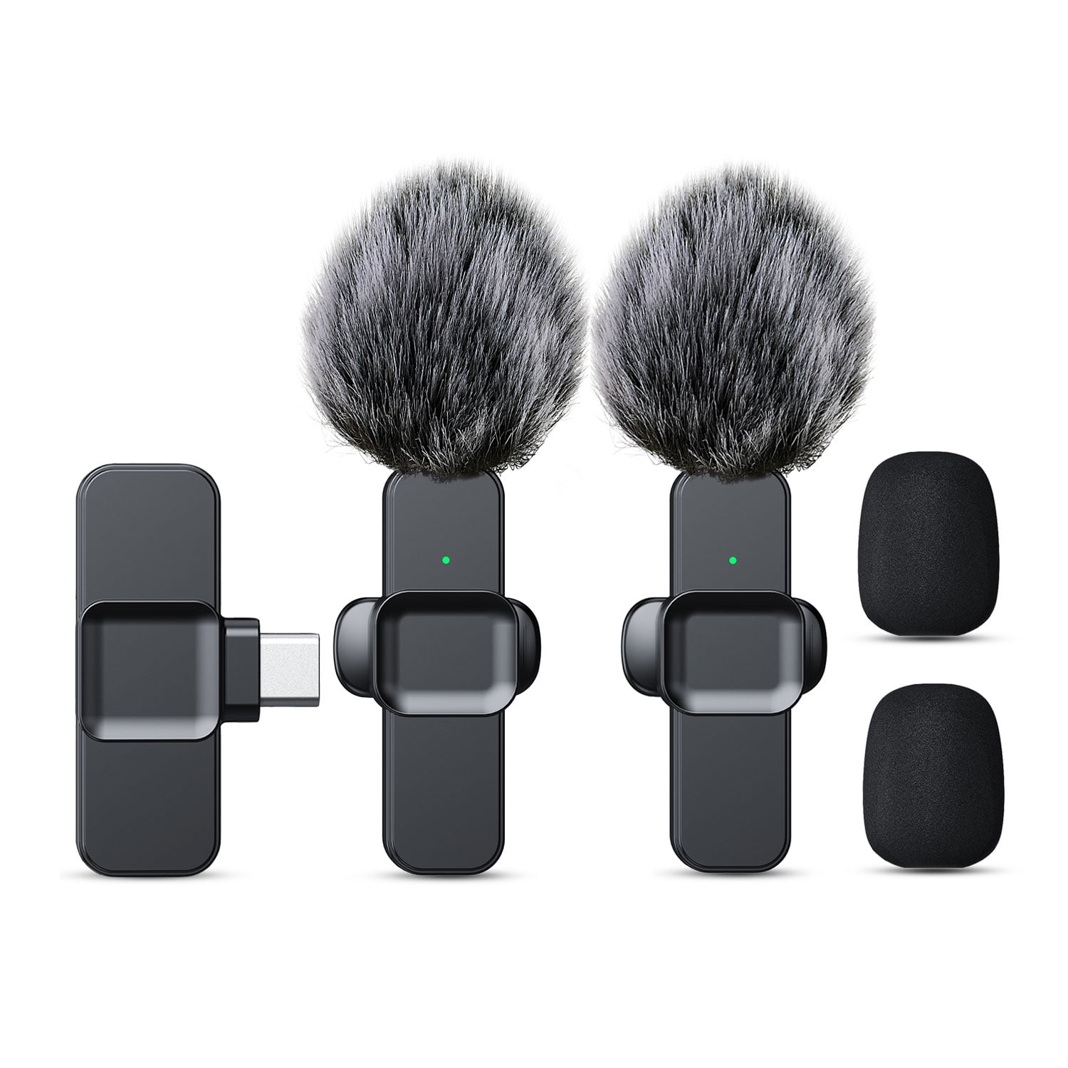 ENFOURCLASS K10 Wireless Lavalier Microphone with Foam Cover - Mini ...