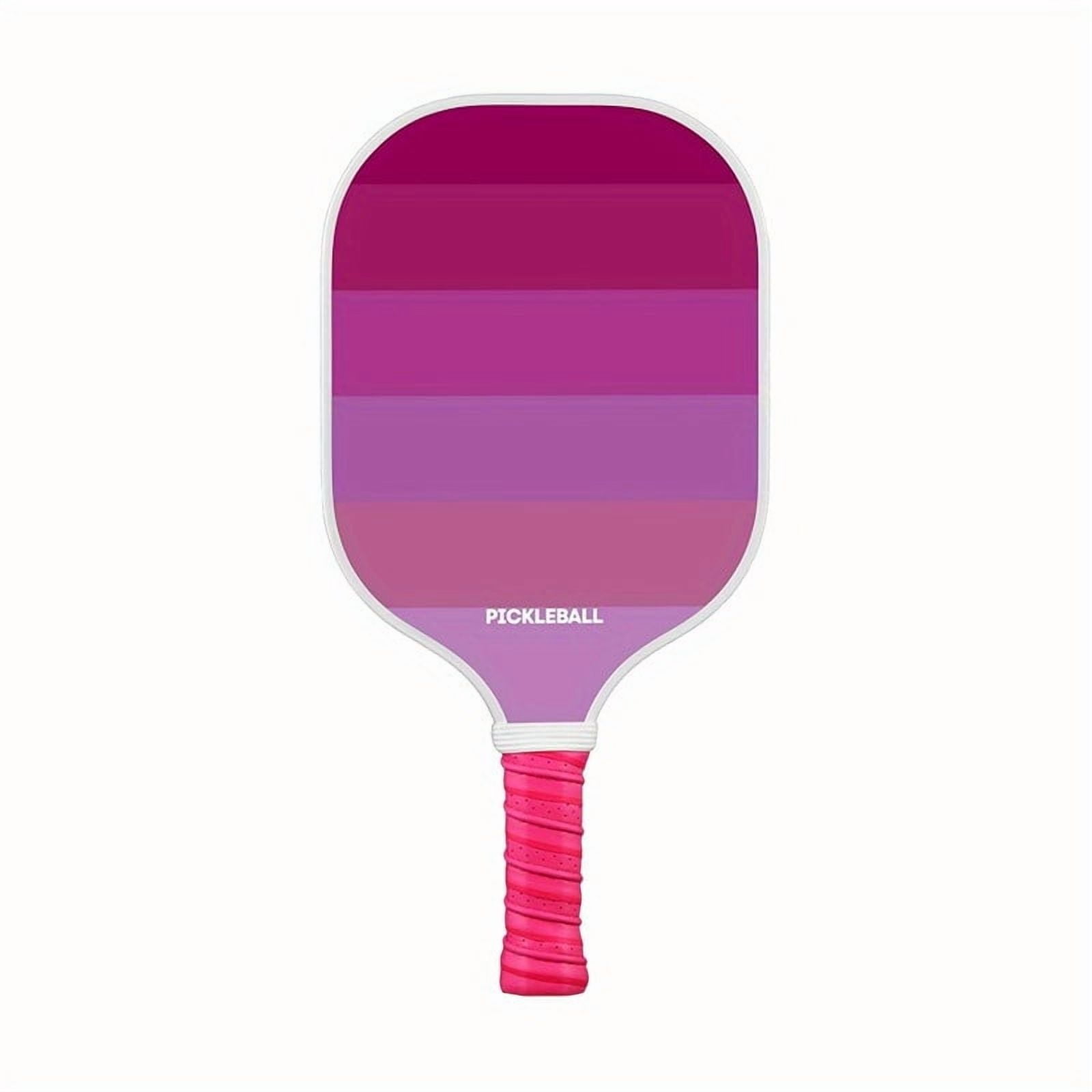 ENFOURCLASS Pink to White Pickleball Racket for Indoor/Outdoor Play ...
