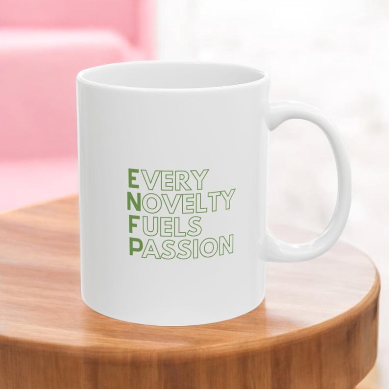 ENFP Mug, mbti Mug, MBTI Gift,16 perS1onalities Gift, Ceramic Mug ...