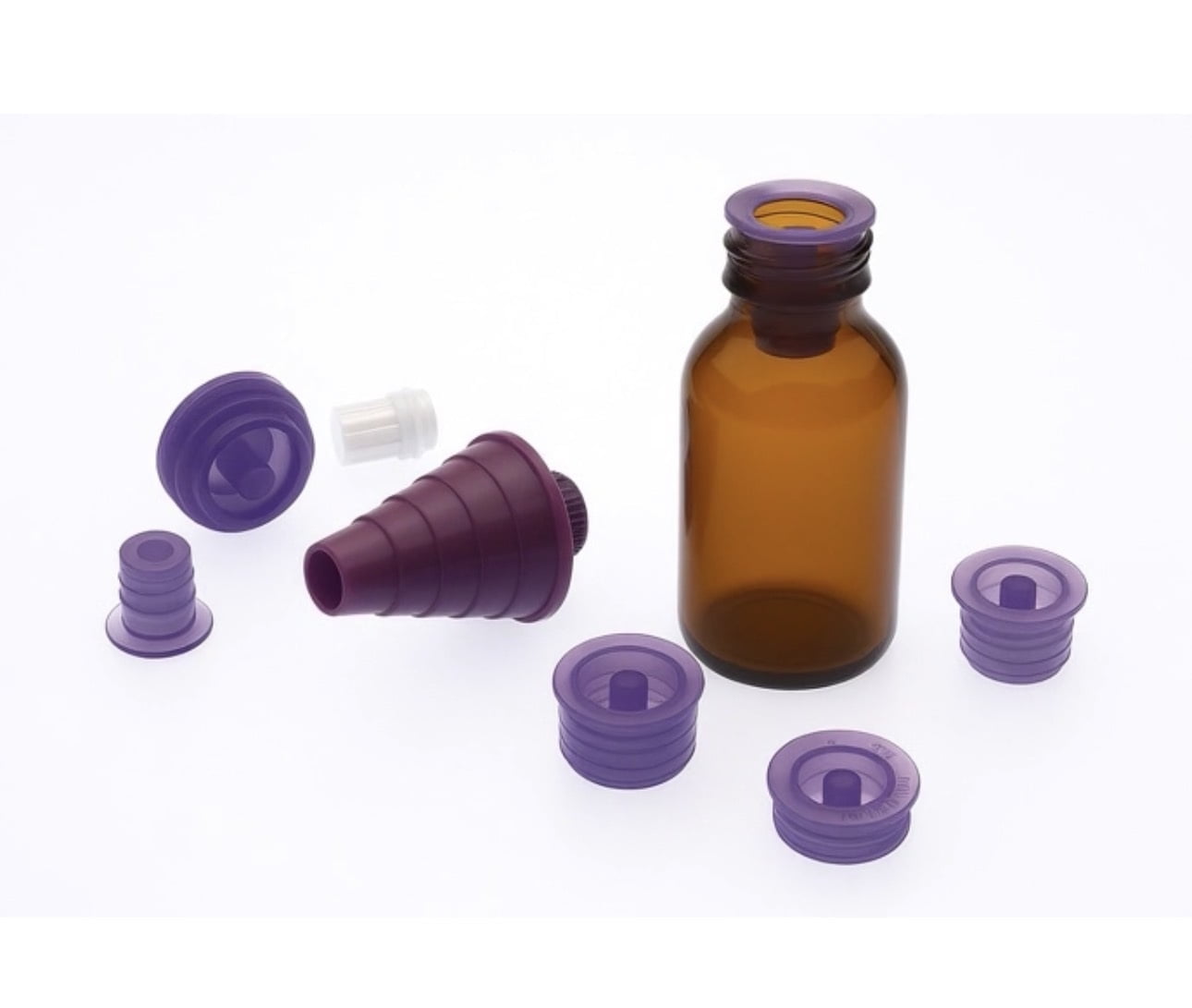 ENFit Medicine Bottle Adapter, 10.5mm-11mm, Sterile. Quantity: 20 ...