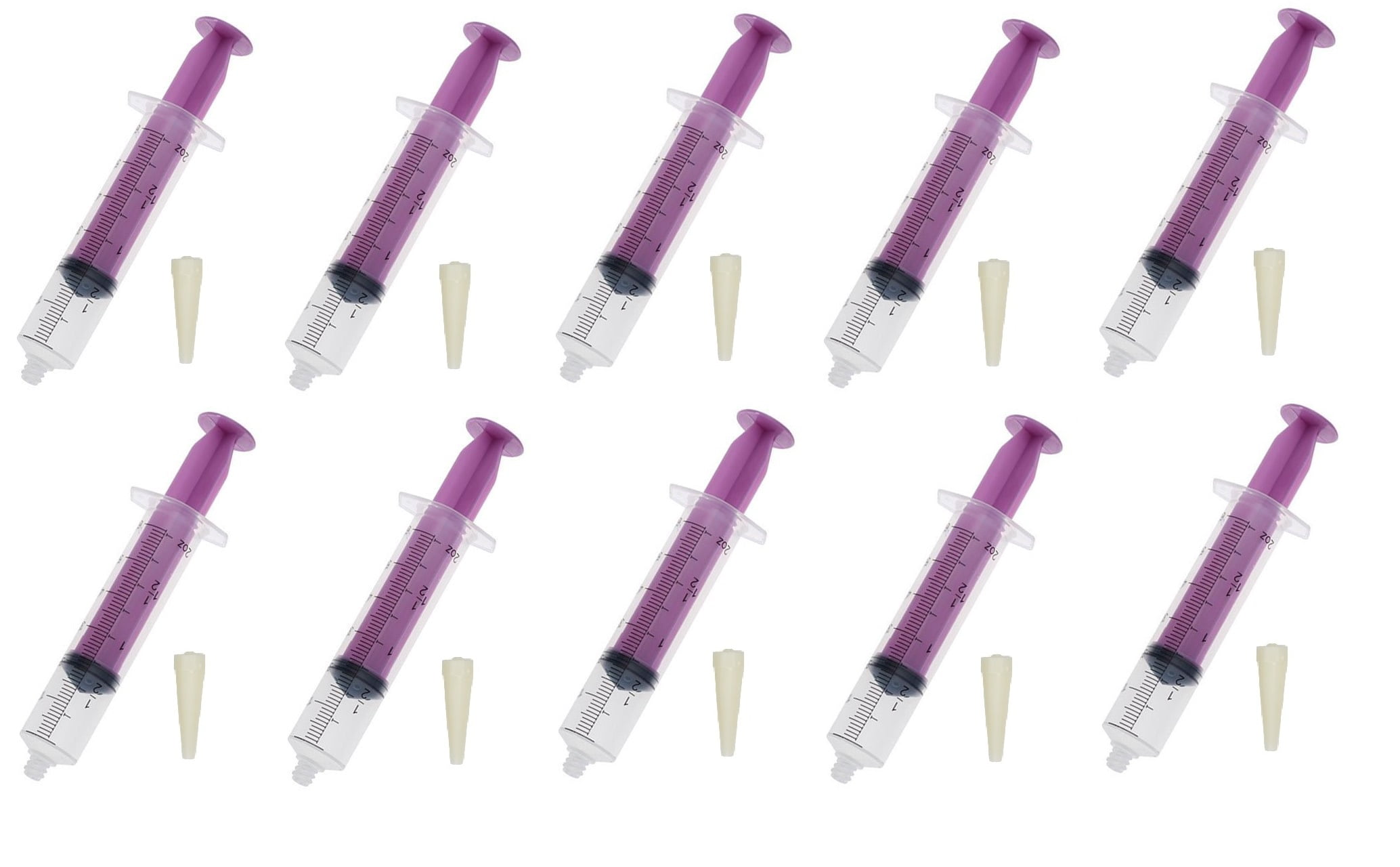 ENFit / Legacy Transition Tip Reusable Syringe w/O-ring 60ml / 2oz ...