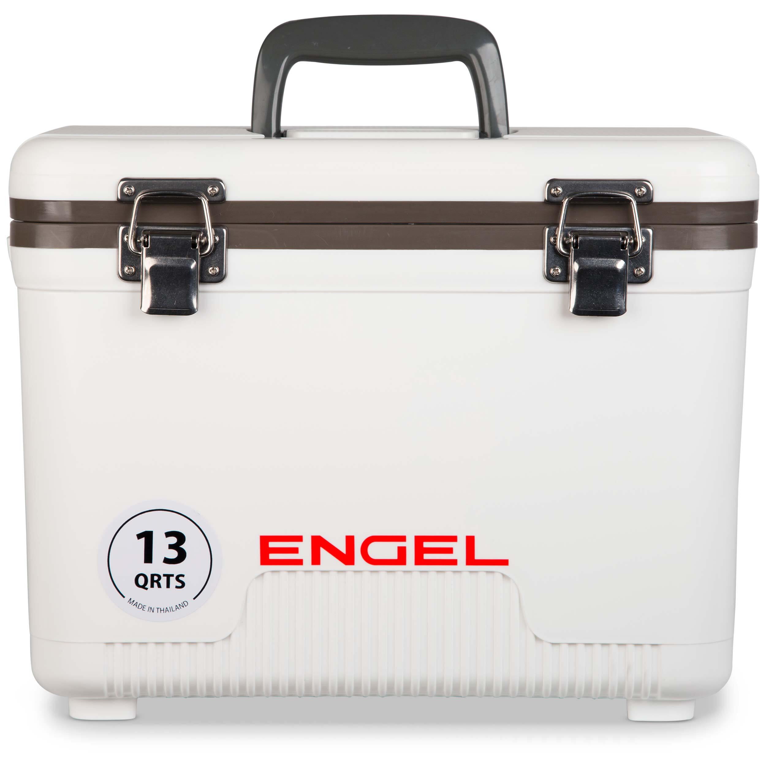 ENGEL 13 Qt Leak-Proof, Compact, Insulated Drybox Cooler with FOAM - White - Walmart.com