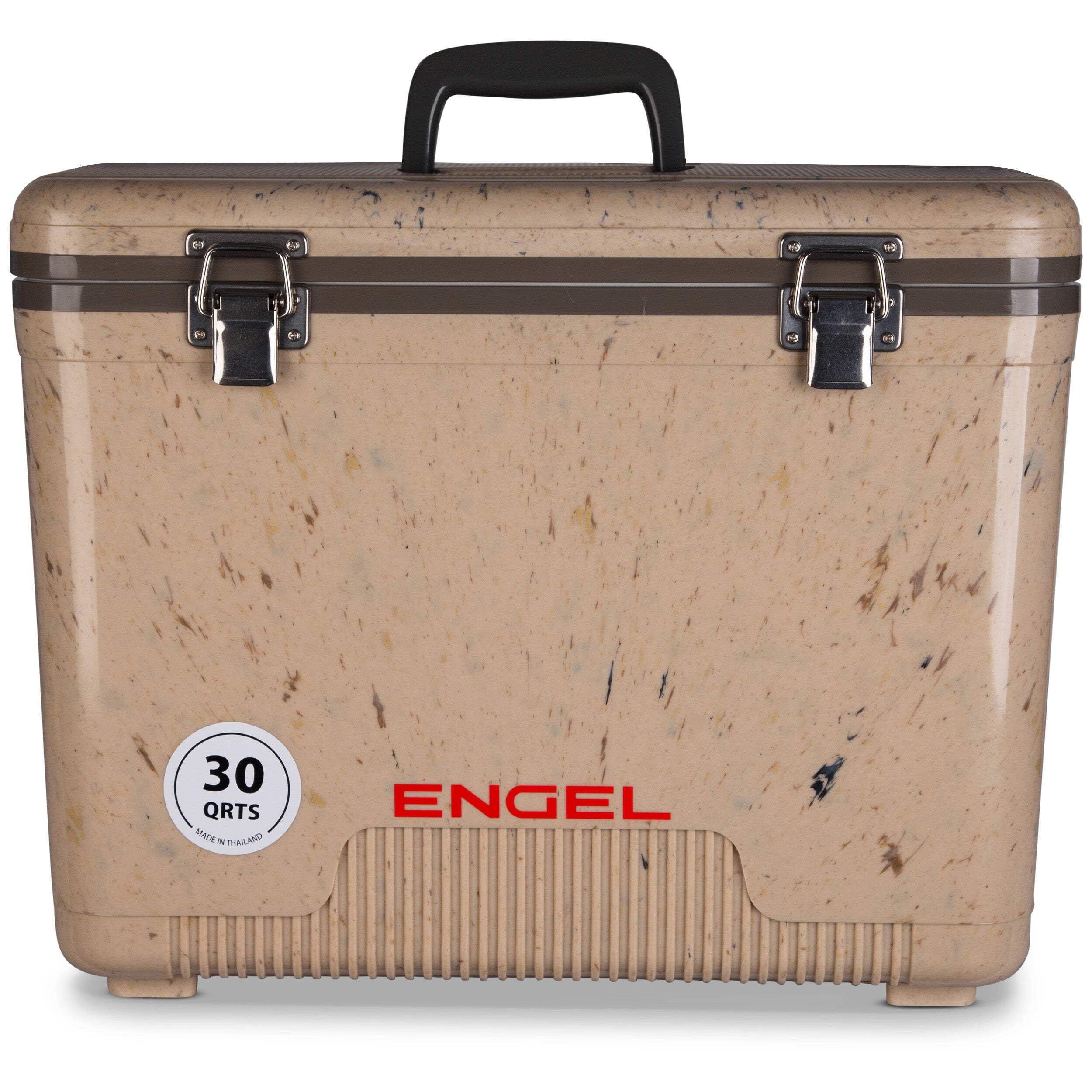 ENGEL 30-Qt Large Ice Foam Insulated Leak-Proof Drybox Cooler ...