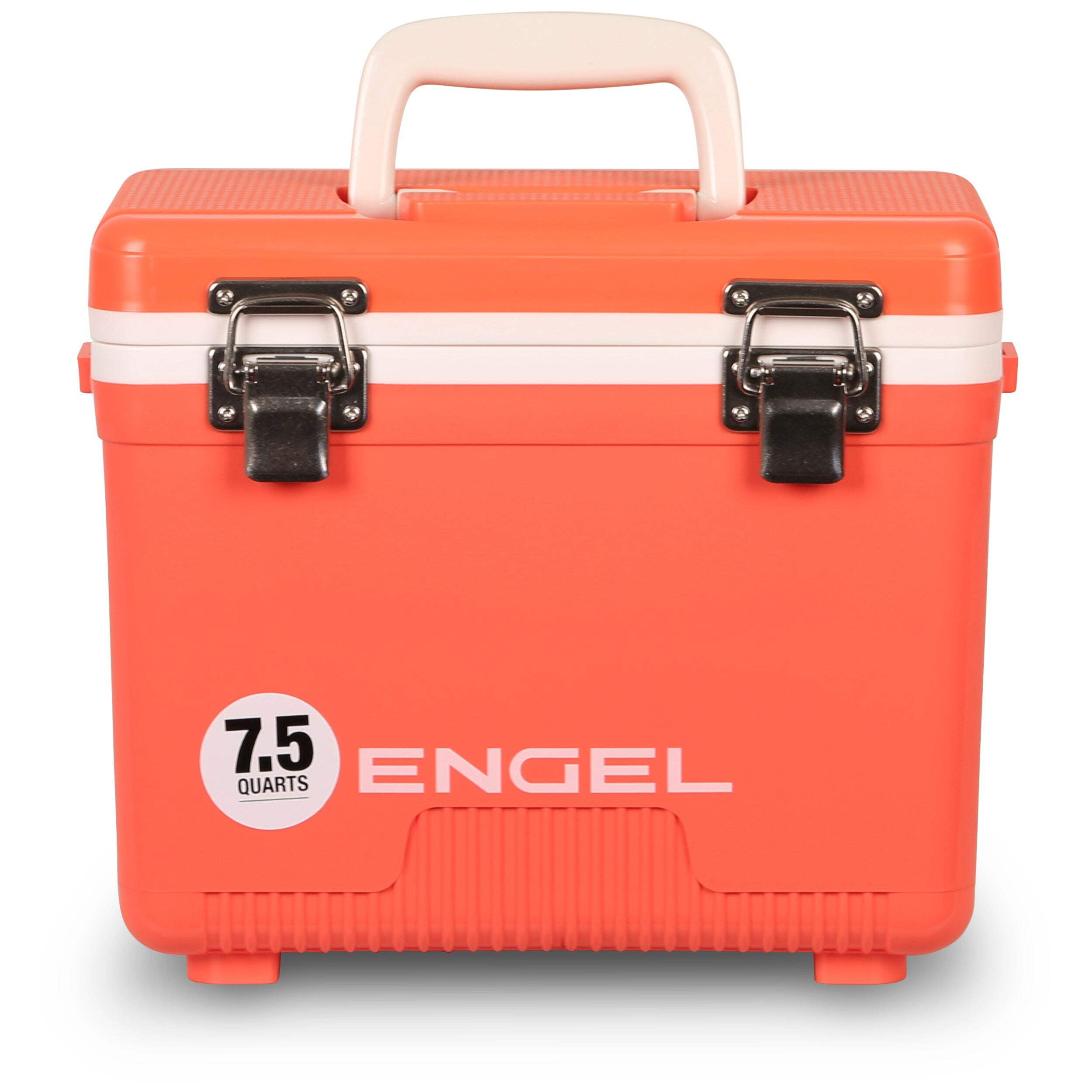 ENGEL 7.5 Qt Leak-Proof Compact Insulated Drybox Cooler - Coral ...