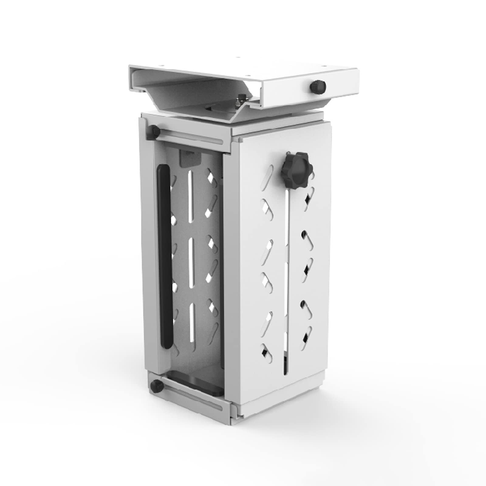 ENGENDER PC Stand Adjustable Metal CPU Stand Under Desk Hanging CPU ...